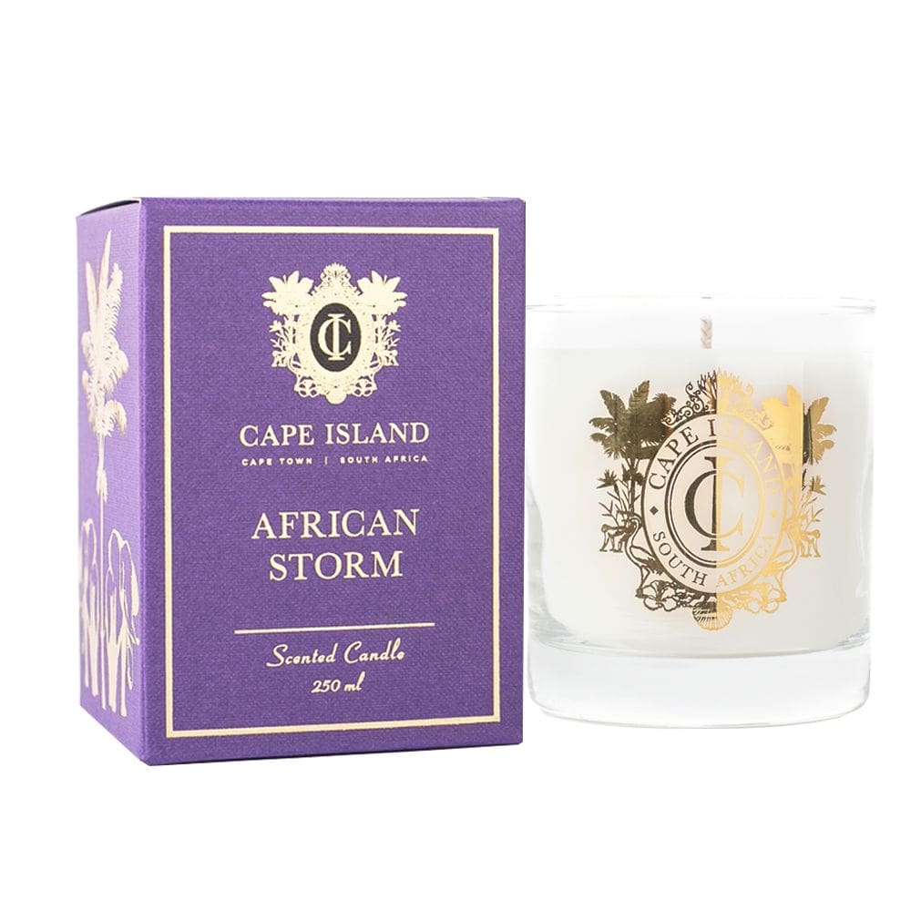 African Storm Candle 250ml - LCV Designs & Decor Pty Ltd