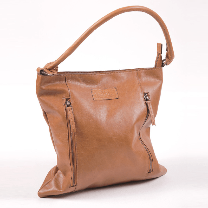 Leather Handbag Tan 32T - LCV Designs & Decor Pty Ltd