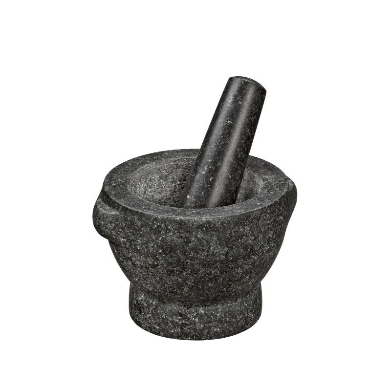Cilio Granite Mortar 13cm - Natural Grinder - LCV Designs & Decor Pty Ltd