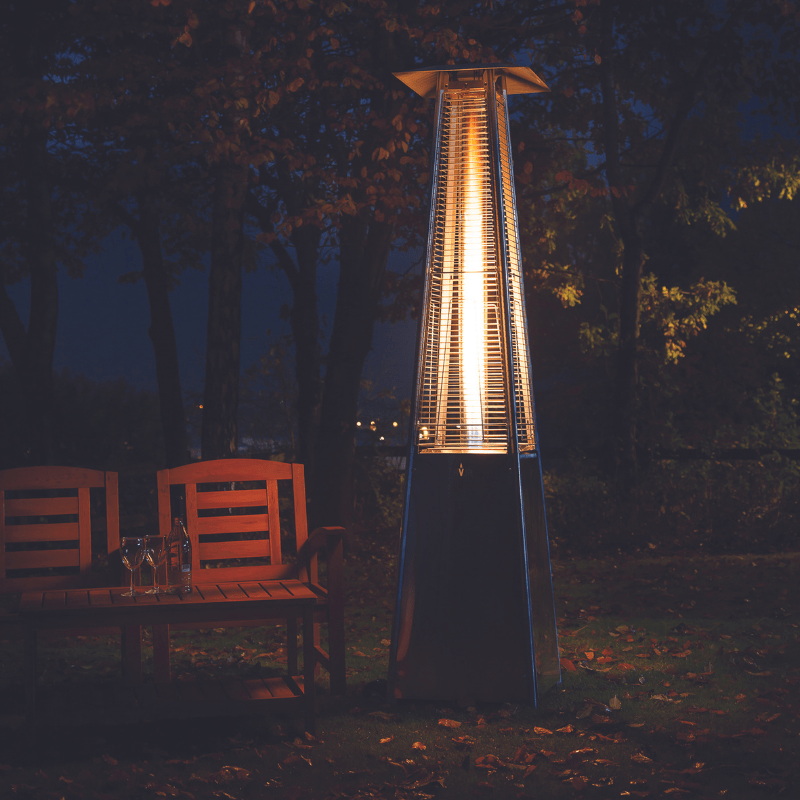 Designer Quartz Glass Patio Heater - LCV Designs & Decor