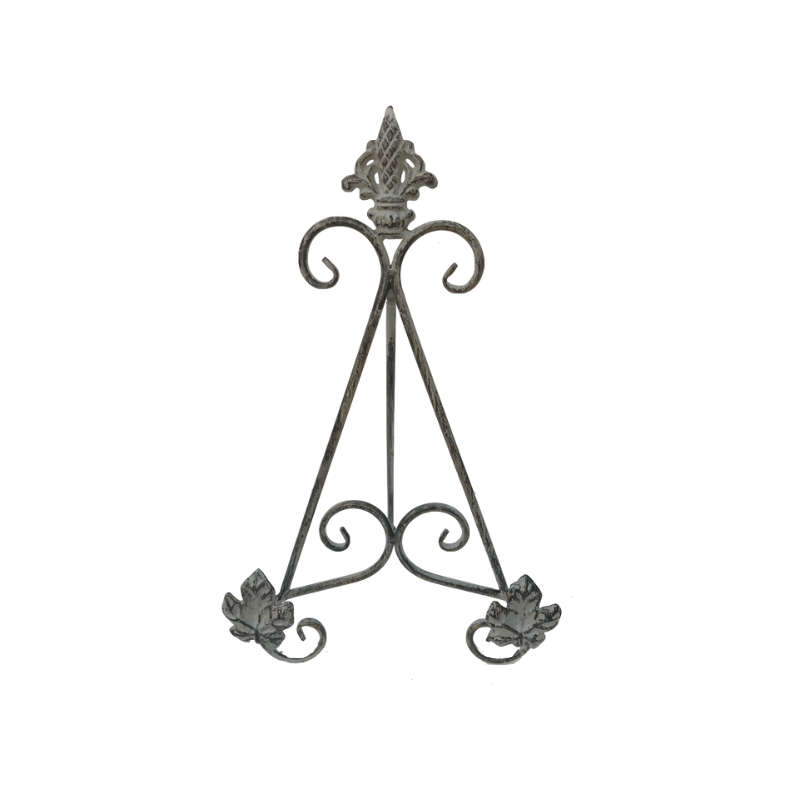 Metal Book Stand Grey 23x40cm - LCV Designs & Decor
